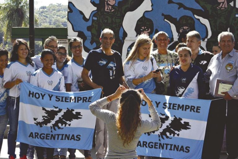 Los ex combatientes fueron homenajeados en su día | EL TERRITORIO ...