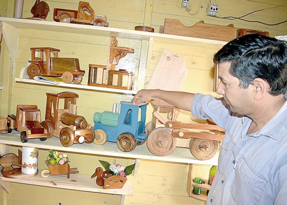 Recicla madera y la convierte en creativos juguetes | EL TERRITORIO ...