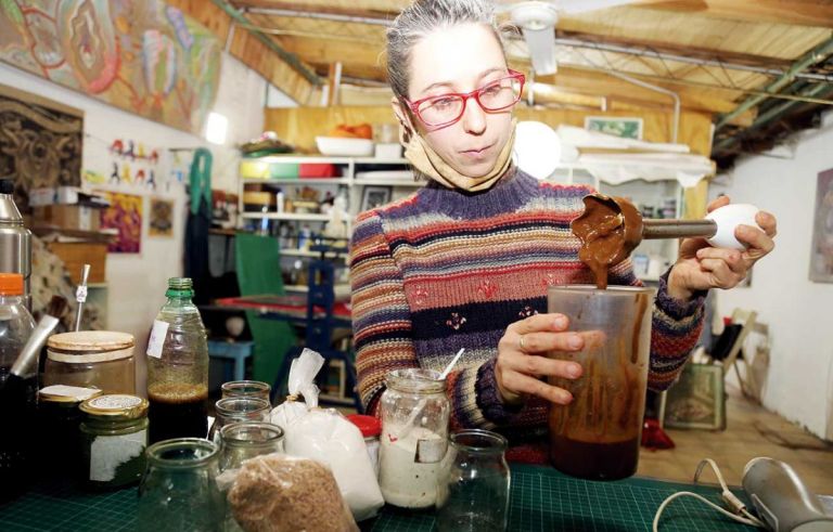 Estampar con tintas naturales | El Territorio